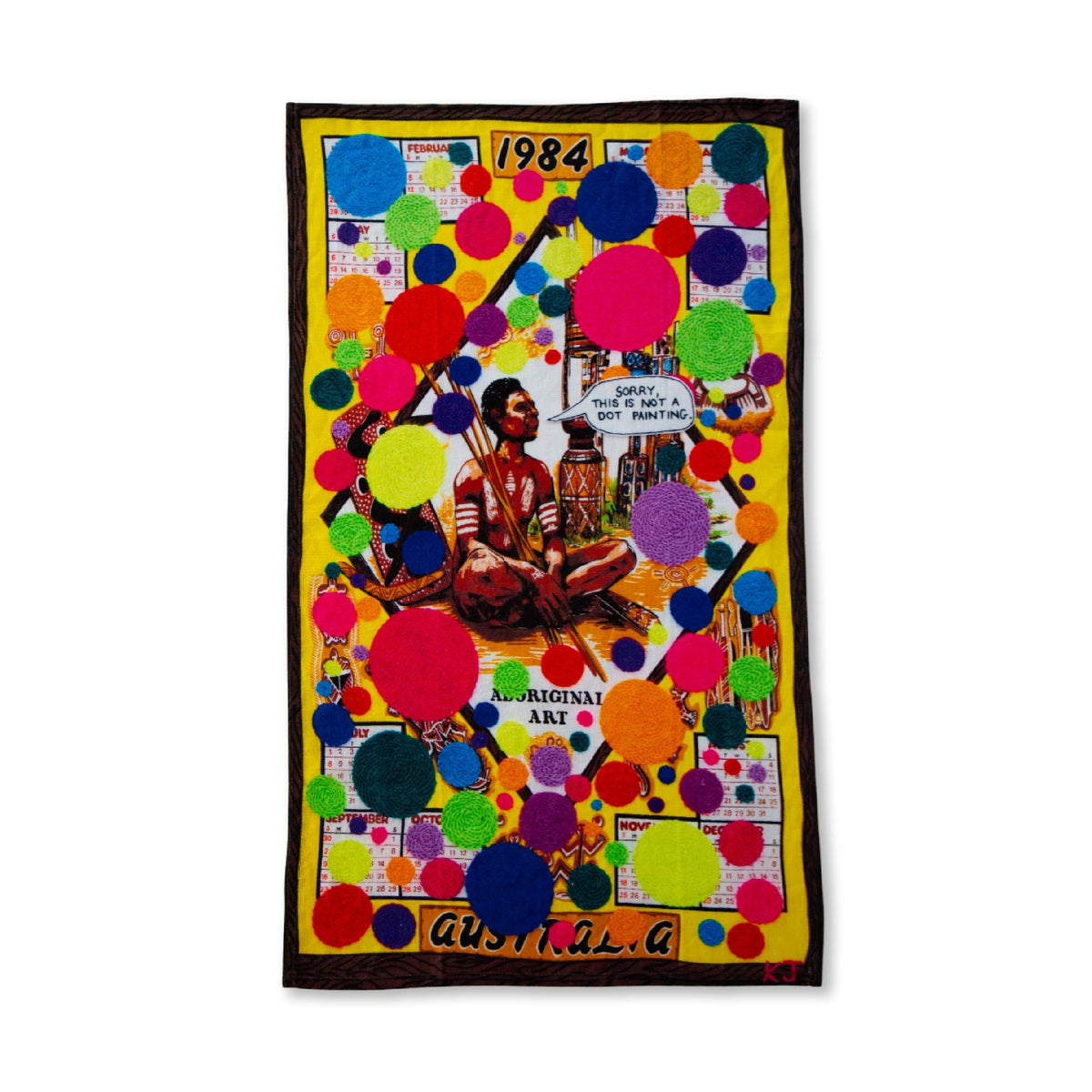 Sorry, This Is Not A Dot Painting Tea Towel x Kait James | Third Drawer Down