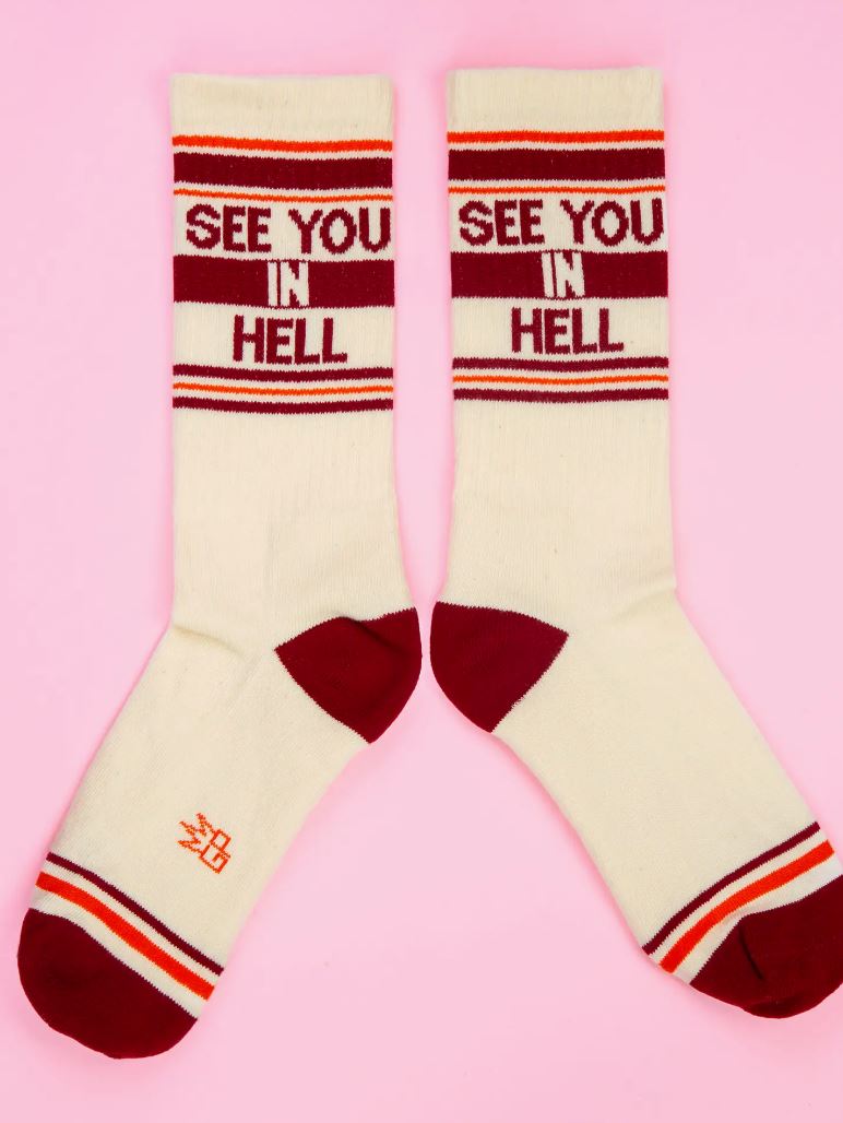 See You In Hell Gym Crew Sock x Gumball Poodle | Third Drawer Down