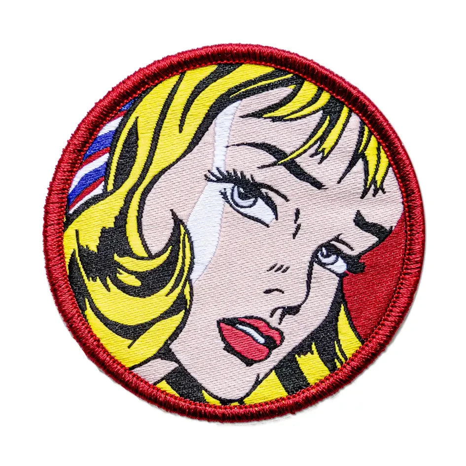 Girl with the Hair Ribbon Iron-On Patch x Apply Stickers | Third Drawer ...