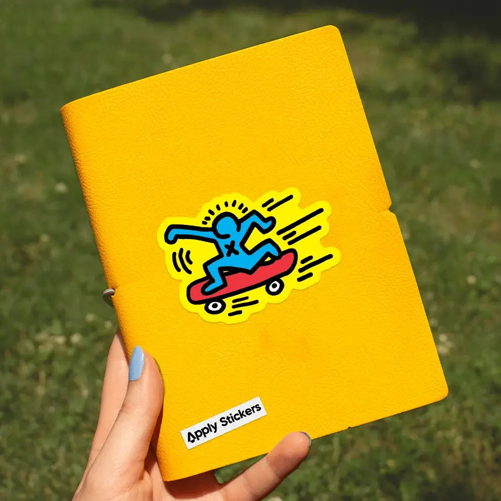 Skater by Keith Haring Sticker x Apply Stickers | Third Drawer Down