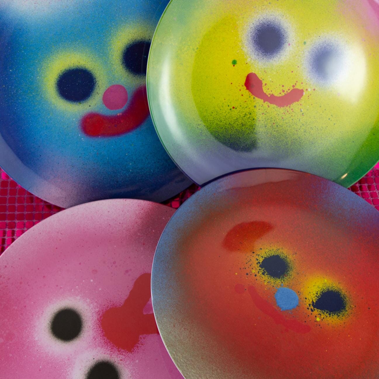 Milkshake Melamine Plate x Jon Burgerman – Third Drawer Down