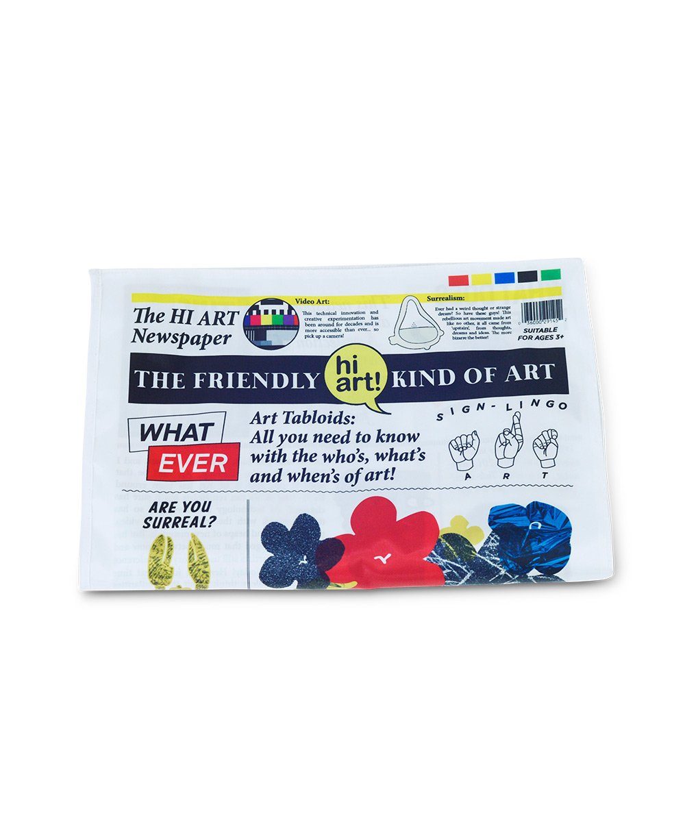 Hi Art! Fabric Toy Newspaper | Third Drawer Down