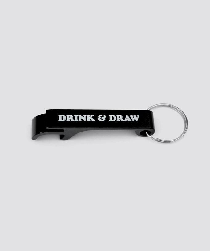 Drink and Draw Keychain - Pin Museum | Third Drawer Down